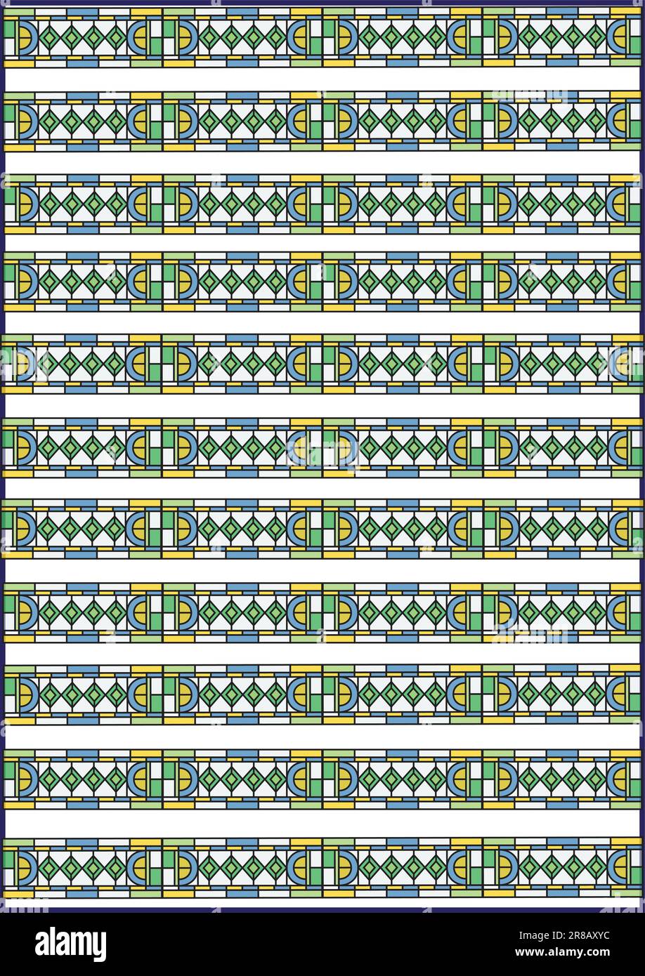 Symmetry seamless textile pattern layout fabric hi-res stock ...