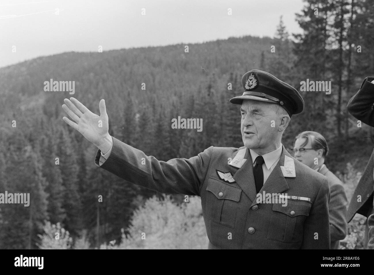 Current 27-10-1960: The river is moved for the planes to arrive. A NATO ...