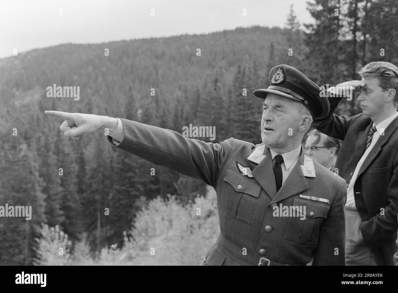 Current 27-10-1960: The river is moved for the planes to arrive. A NATO ...