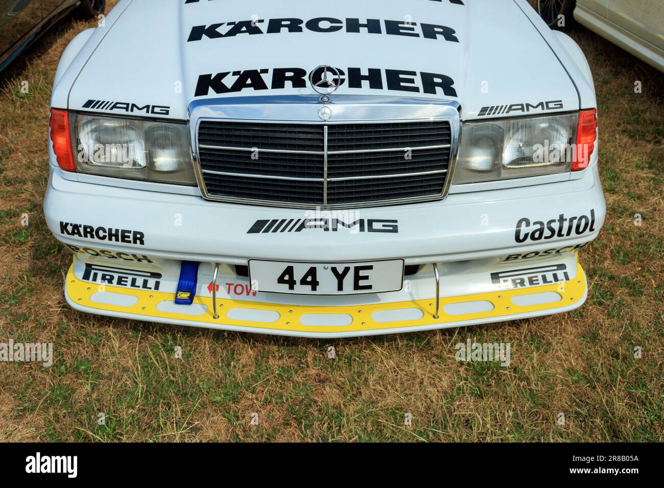 Mercedes AMG rally car. Classic cars on Lytham Green 2023 Stock Photo ...