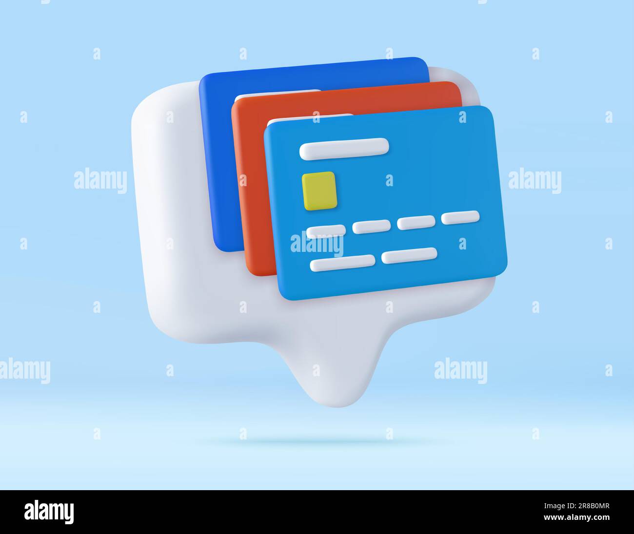 3D credit card Stock Vector Image & Art - Alamy