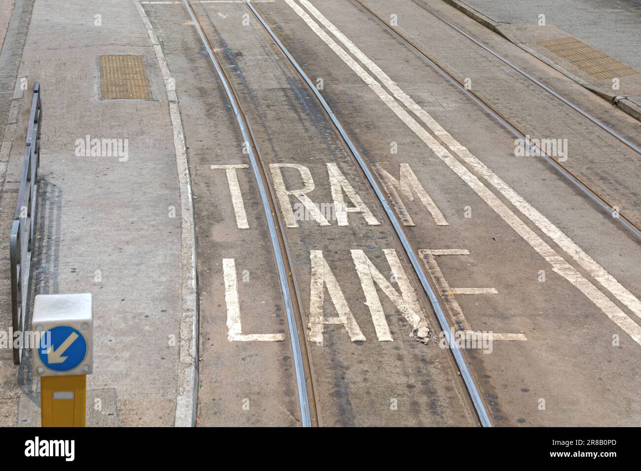 Tram lane hi-res stock photography and images - Alamy