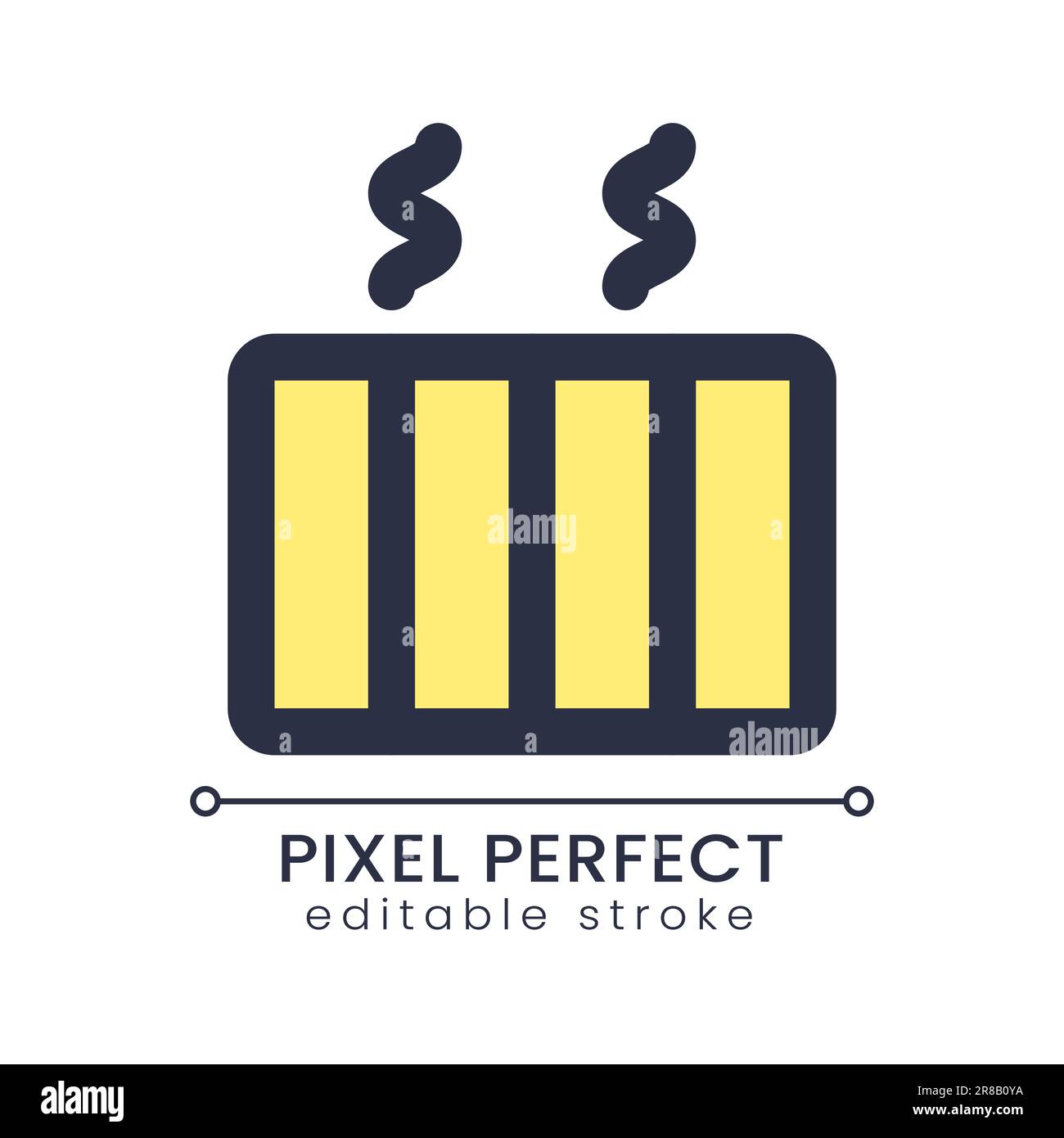 Electric home heater linear Cut Out Stock Images & Pictures - Alamy