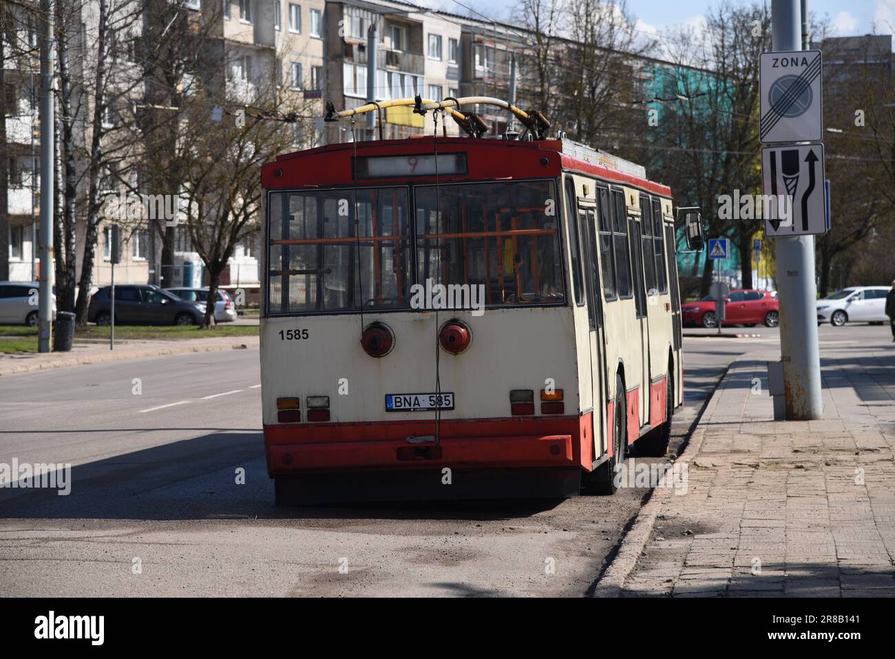Skoda 14Tr trolleybus Stock Photo - Alamy
