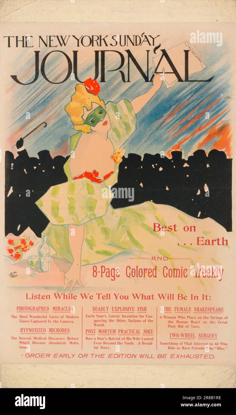 The New York Sunday Journal [] by Ernest Haskell, born Woodstock, CT ...