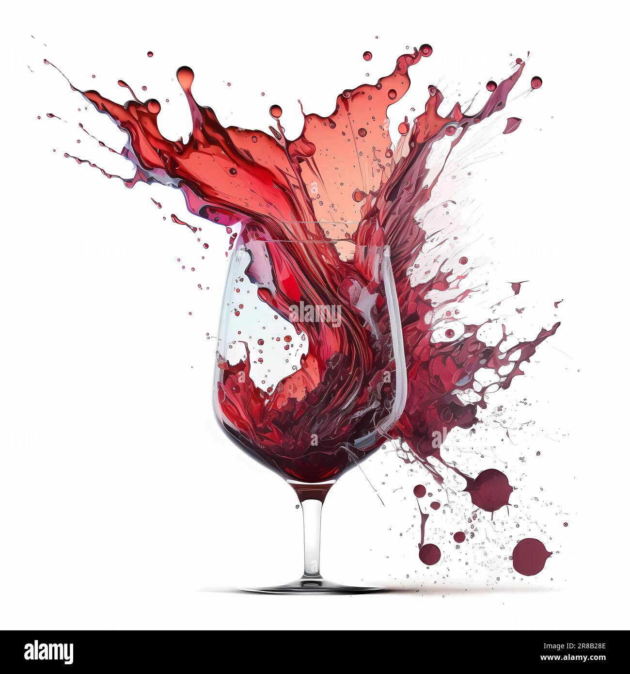 Wine glass explosion hi-res stock photography and images - Alamy