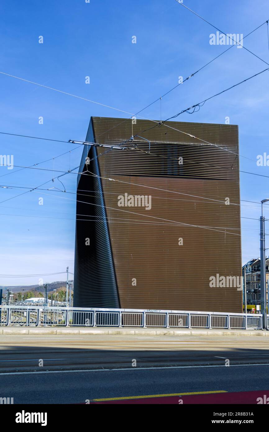 Basel, Switzerland - March 29. 2021: The Central Signal Box of the ...