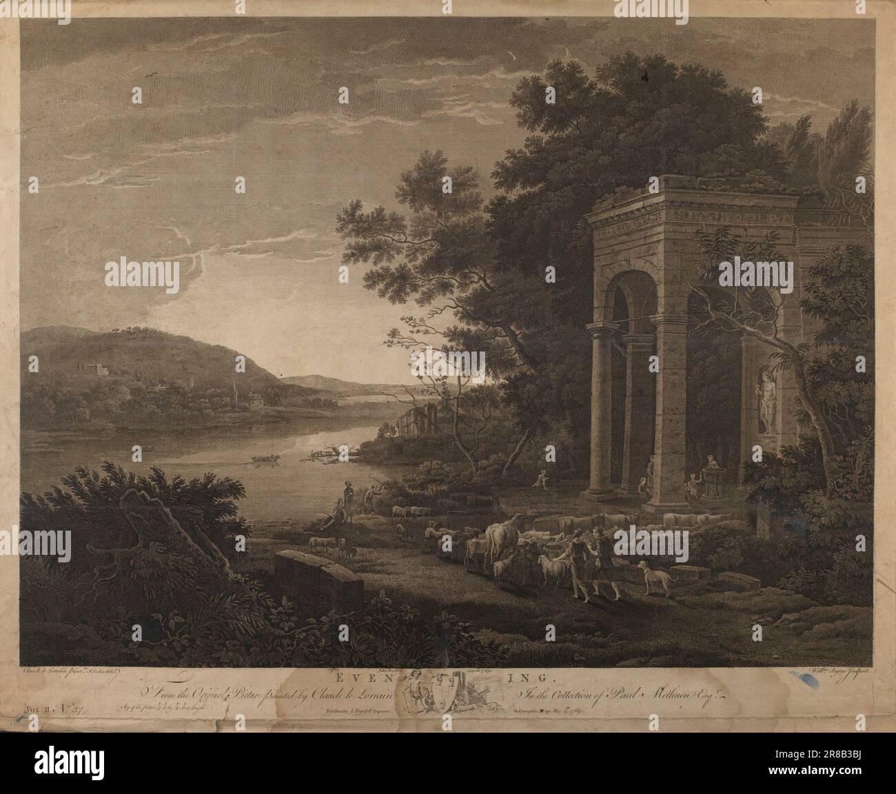 Evening [] by William Byrne, English, born London, England 1743-died ...