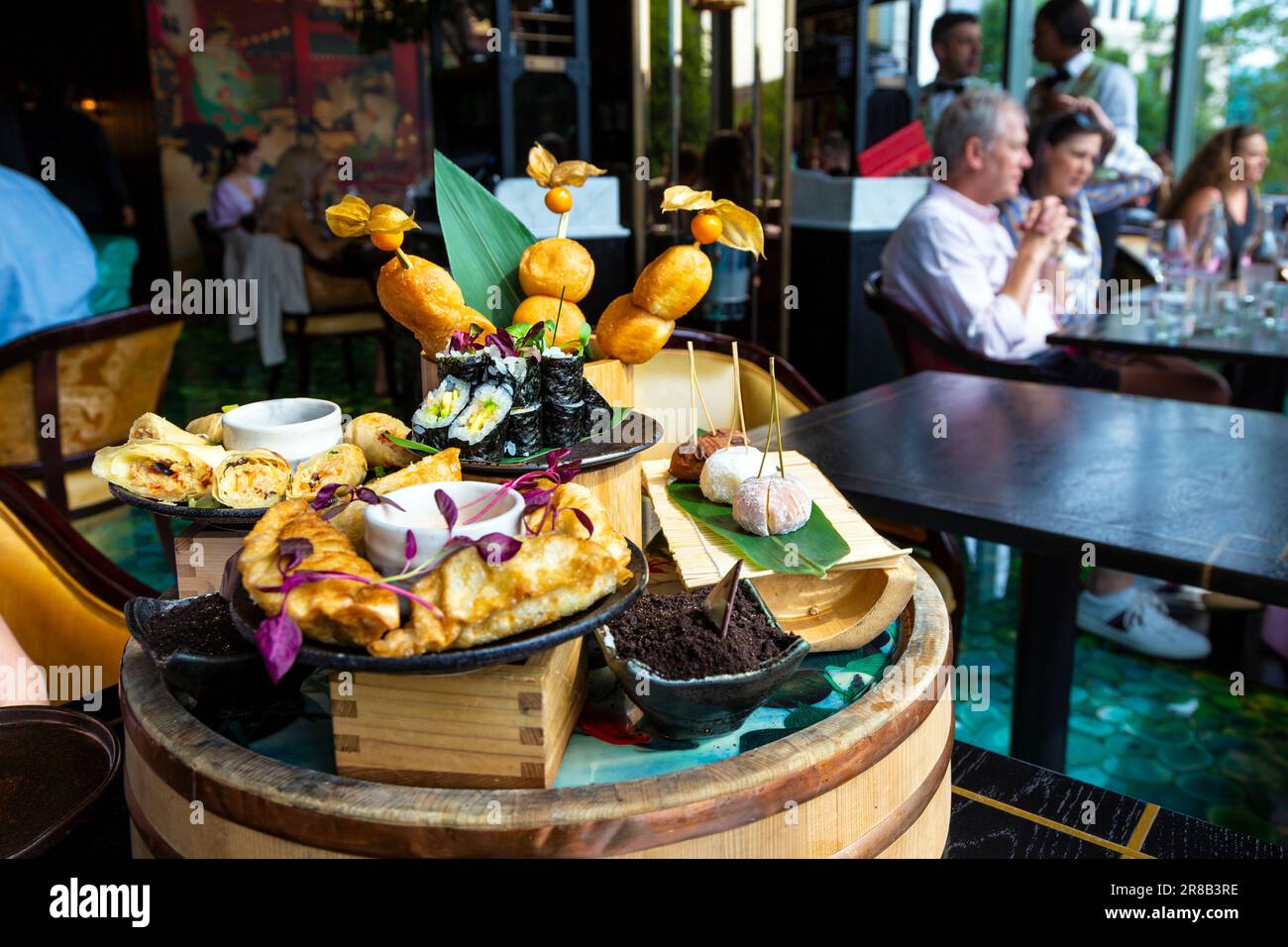 Asian inspired Afternoon Tea at Ivy Asia St Pauls, London, England, UK ...