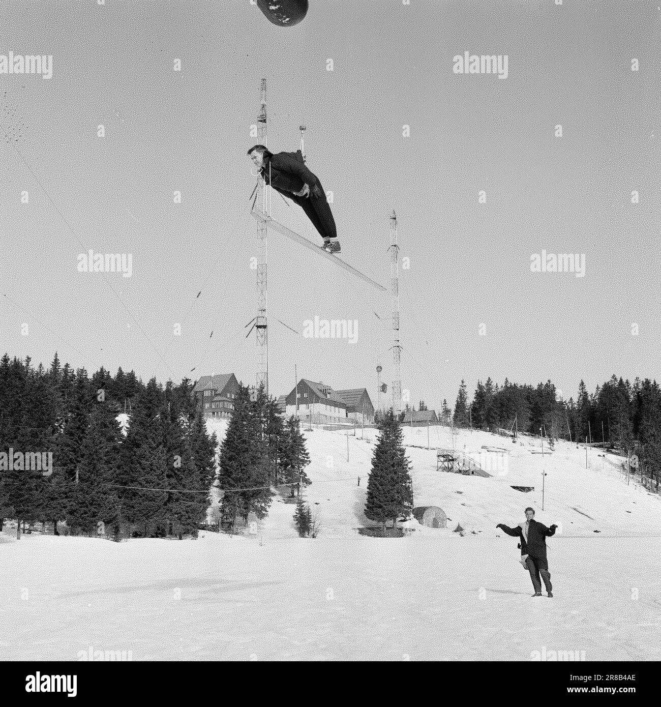 Current 18-4-1960: Record jump of 219.5 metres The incredible has ...