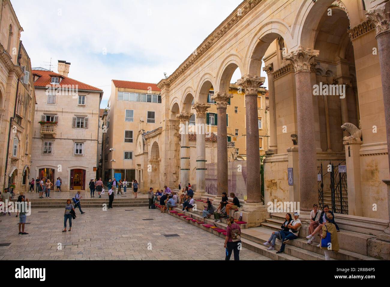 Split peristil palace hi-res stock photography and images - Alamy