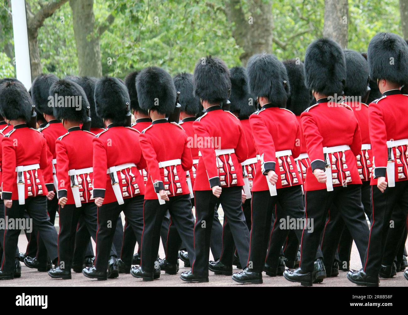 LONDON, UK - June 17, 2023: Kings Coldstream Guards Marching on The ...