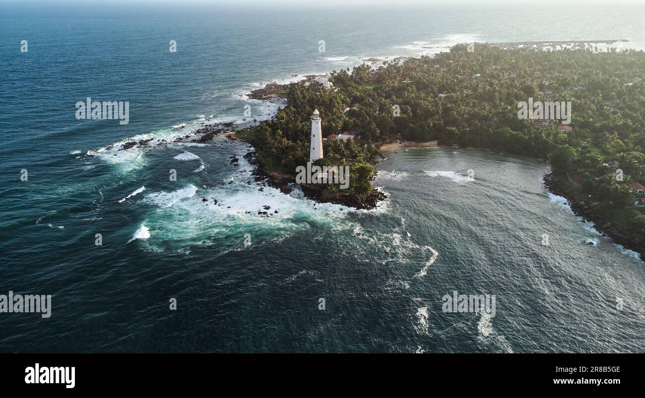 Aerial view of Dondra Lighthouse in Sri Lanka Stock Photo - Alamy