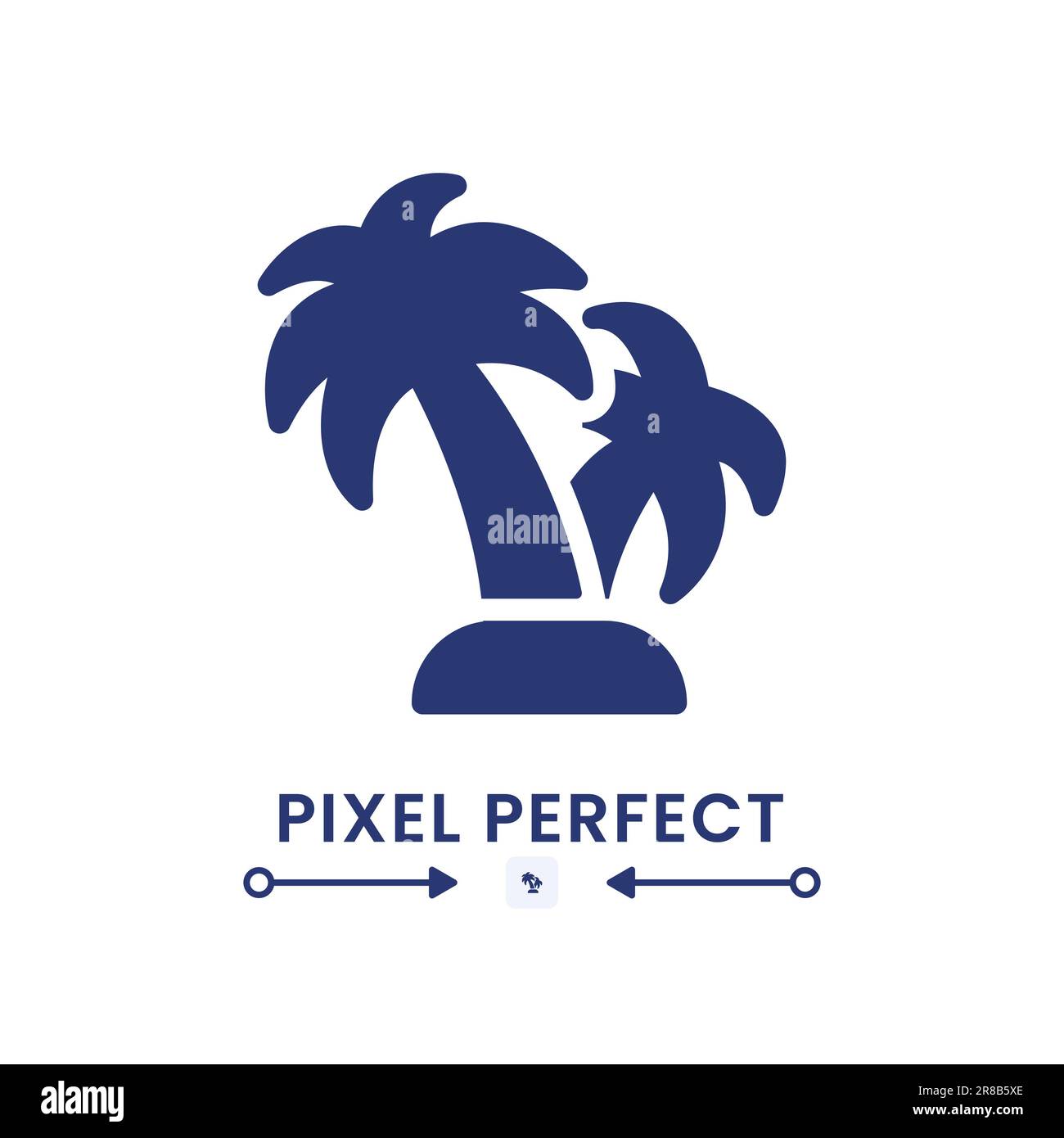 Palm tree filled Cut Out Stock Images & Pictures - Alamy