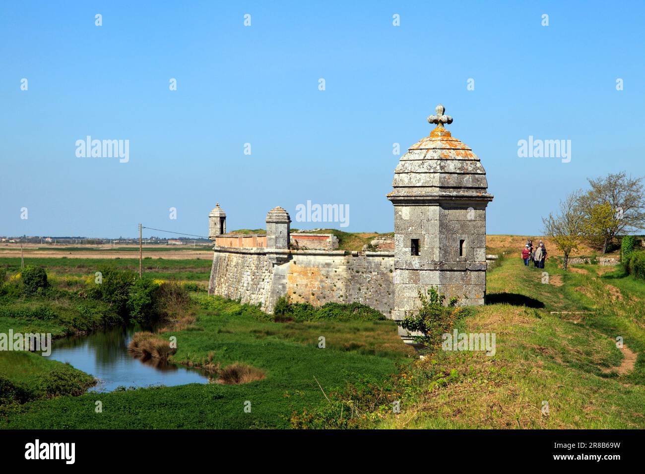 The Stronghold of Brouage. Fortifications. Hiers-Brouage, Charente ...