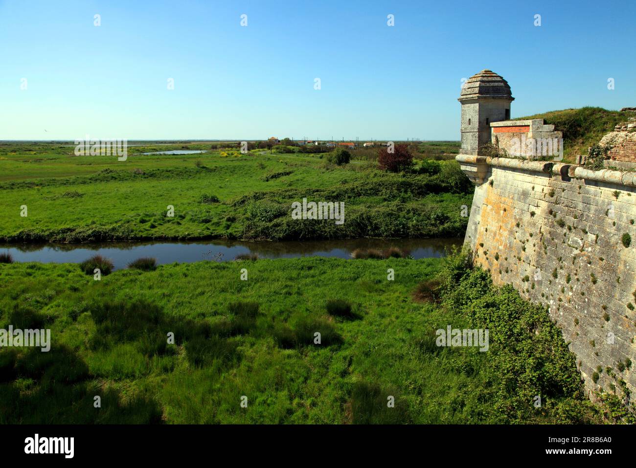 The Stronghold of Brouage. Fortifications. Hiers-Brouage, Charente ...