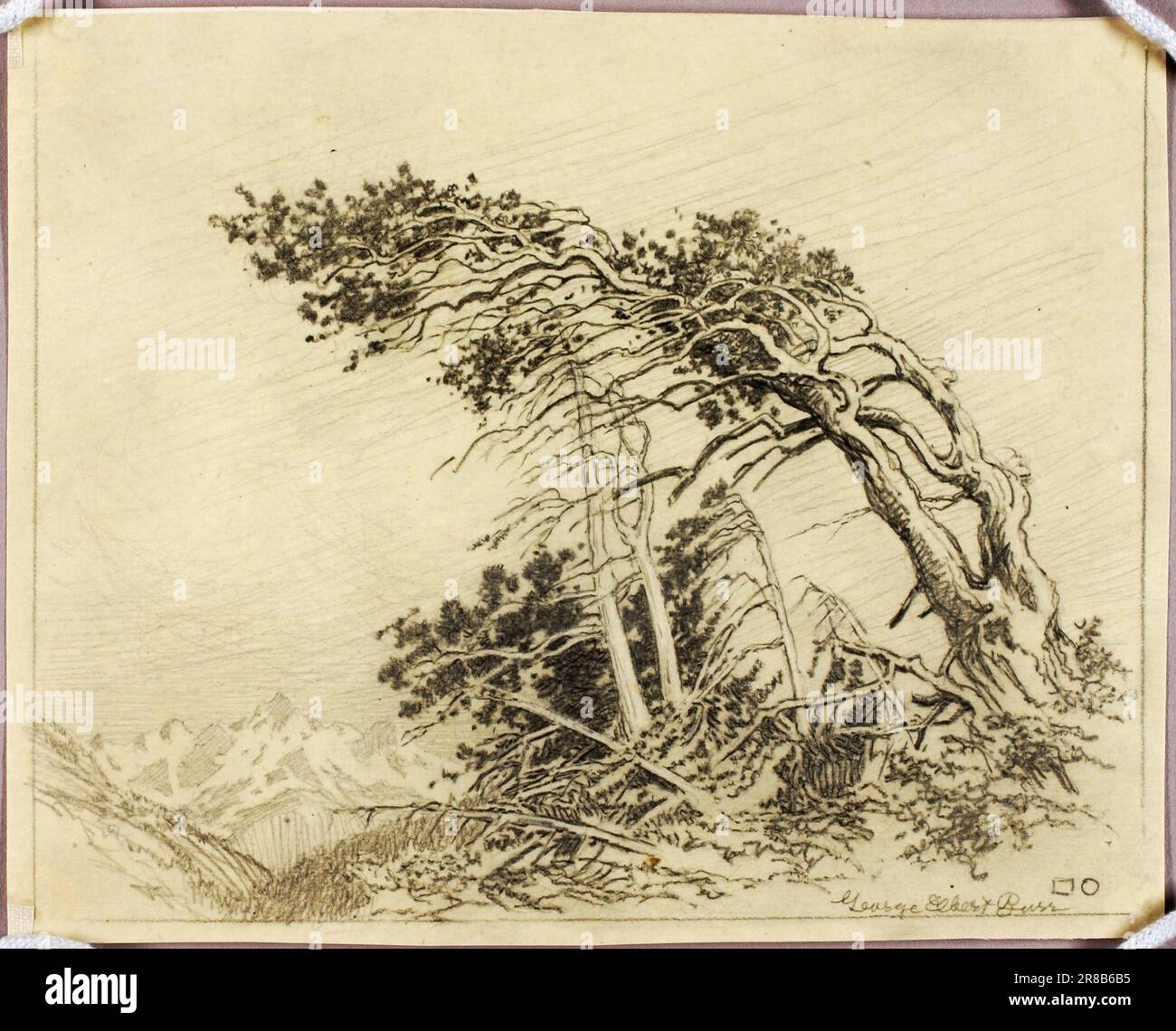 Untitled (transfer drawing for The Home of the Winds [no. 1]) ca. 1917 ...