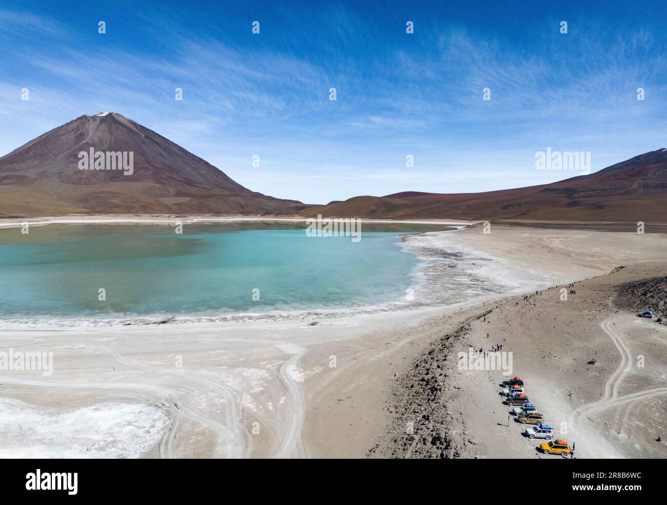 Picturesque Laguna Verde, just one natural sight while traveling the ...
