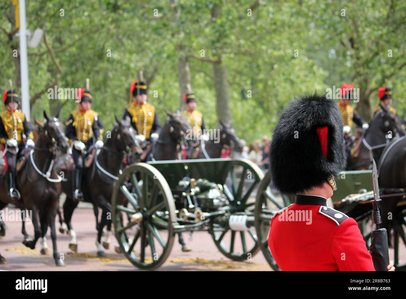 LONDON, UK - June 17, 2023: Kings Coldstream Guards Marching on The ...