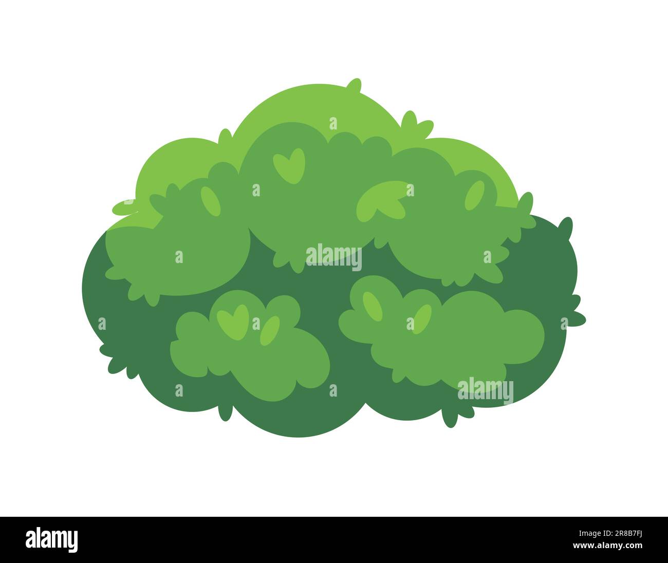 Green bush vector illustration Stock Vector Image & Art - Alamy