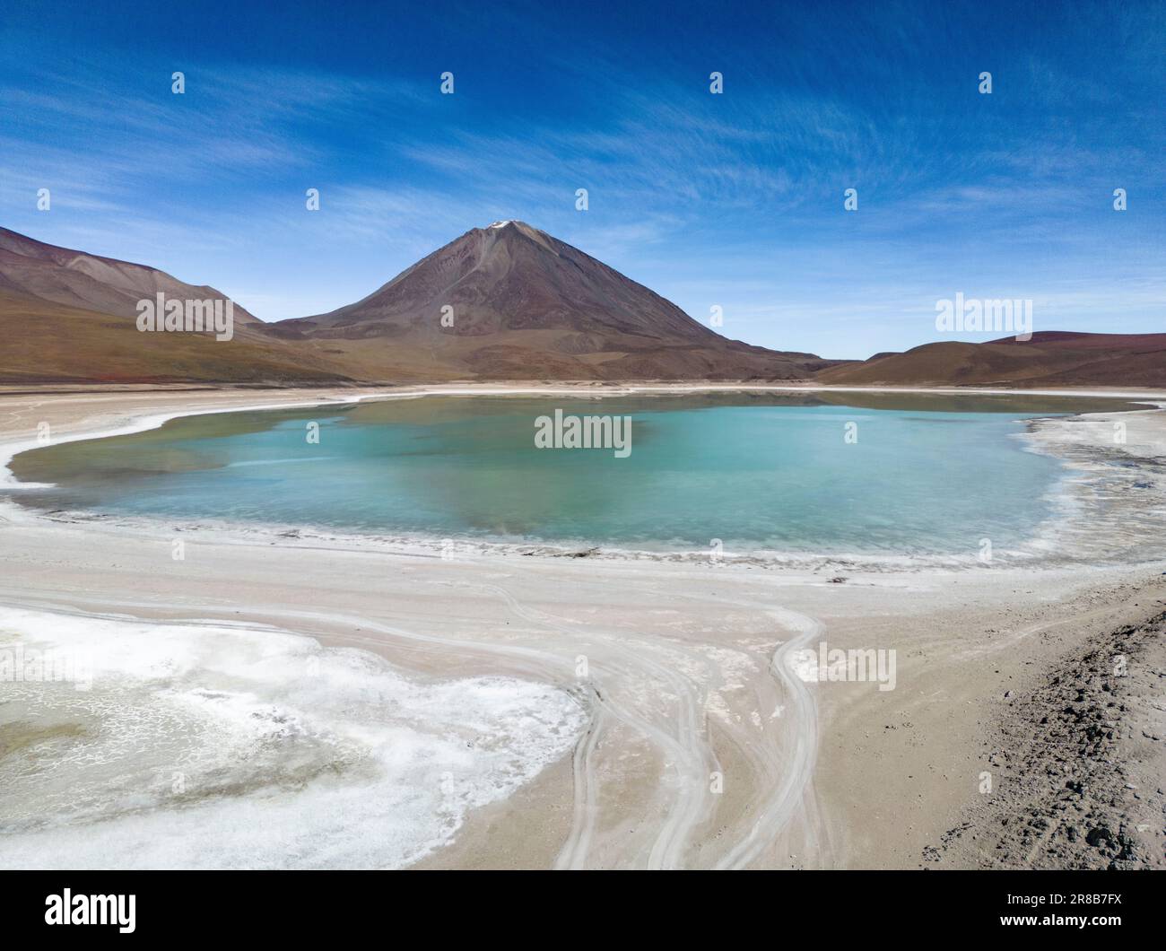 Picturesque Laguna Verde, just one natural sight while traveling the ...
