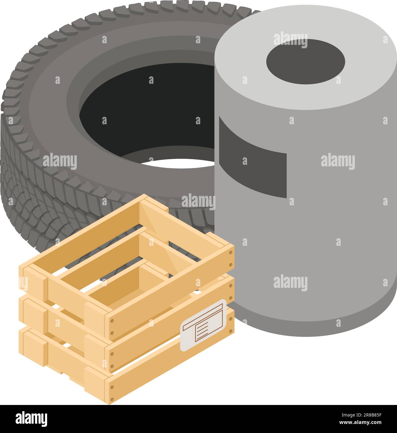 Old car recycling problem Stock Vector Images - Alamy