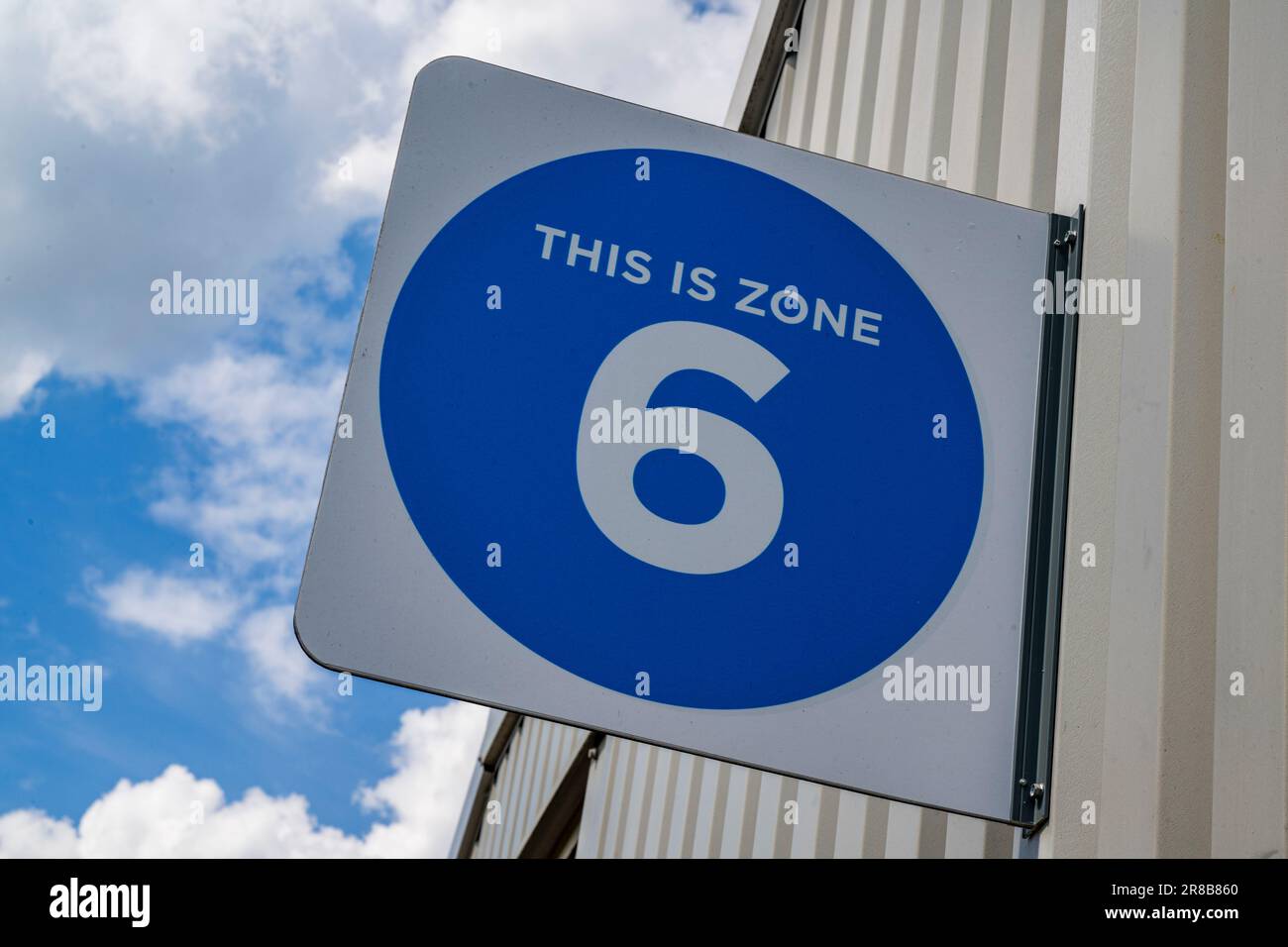 Grantham Train Station – Zone Indication sign to show the numbered zone ...