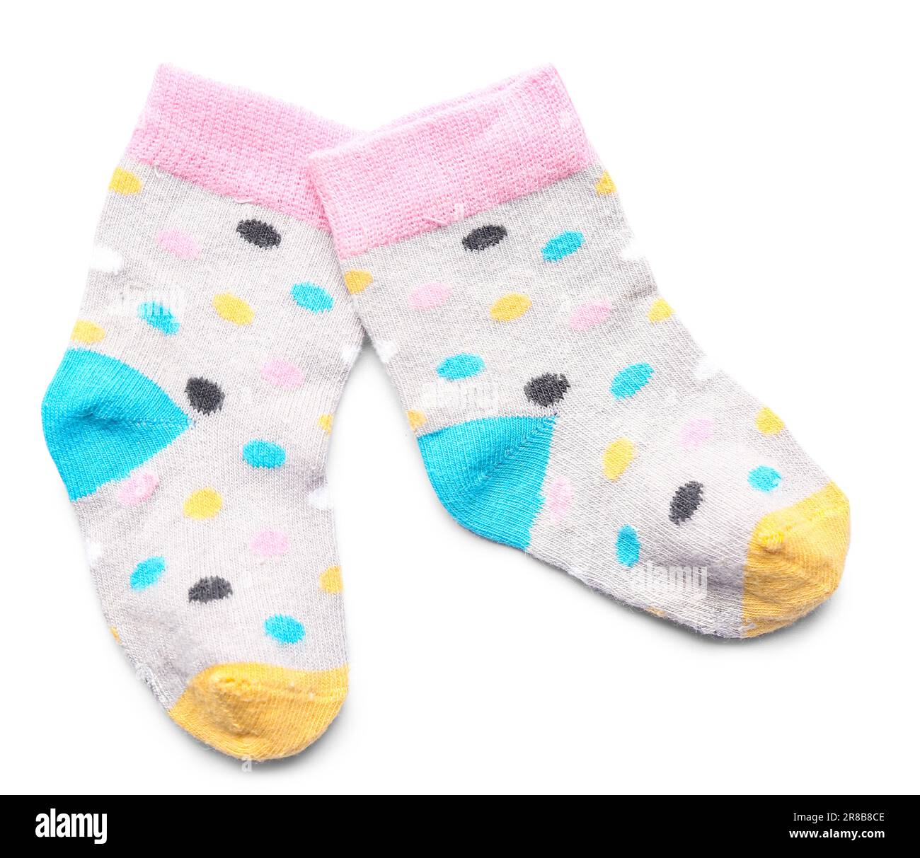 Baby feet wearing socks hi-res stock photography and images - Alamy