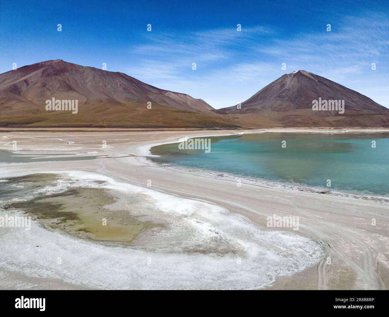 Picturesque Laguna Verde, just one natural sight while traveling the ...