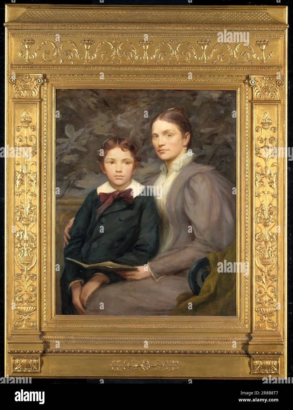 Mrs. William T. Evans and Her Son 1895 by Henry O. Walker, born Boston, MA 1843-died Belmont, MA ...