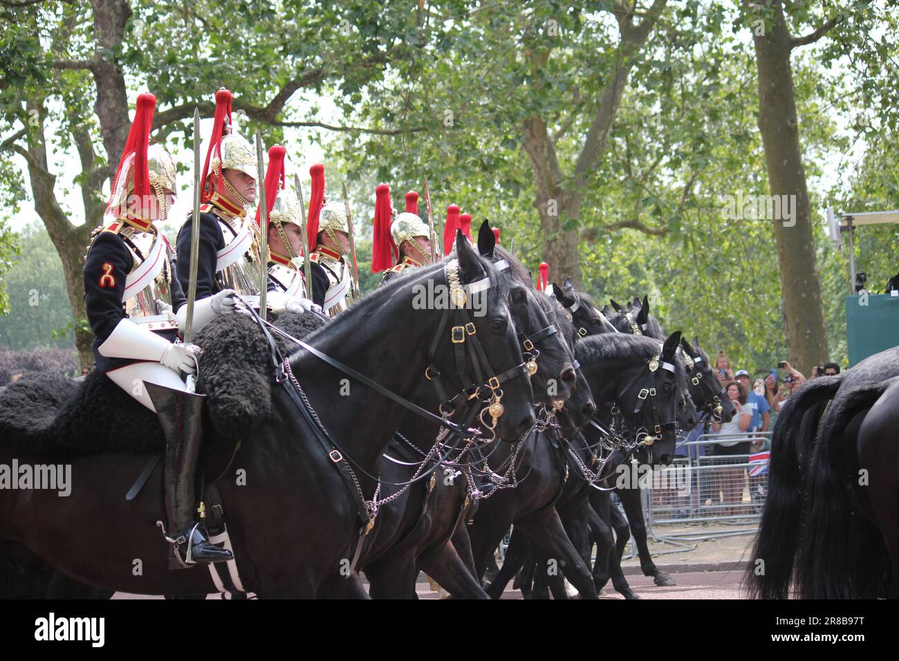 LONDON, UK - June 17, 2023: Kings Coldstream Guards Marching on The ...