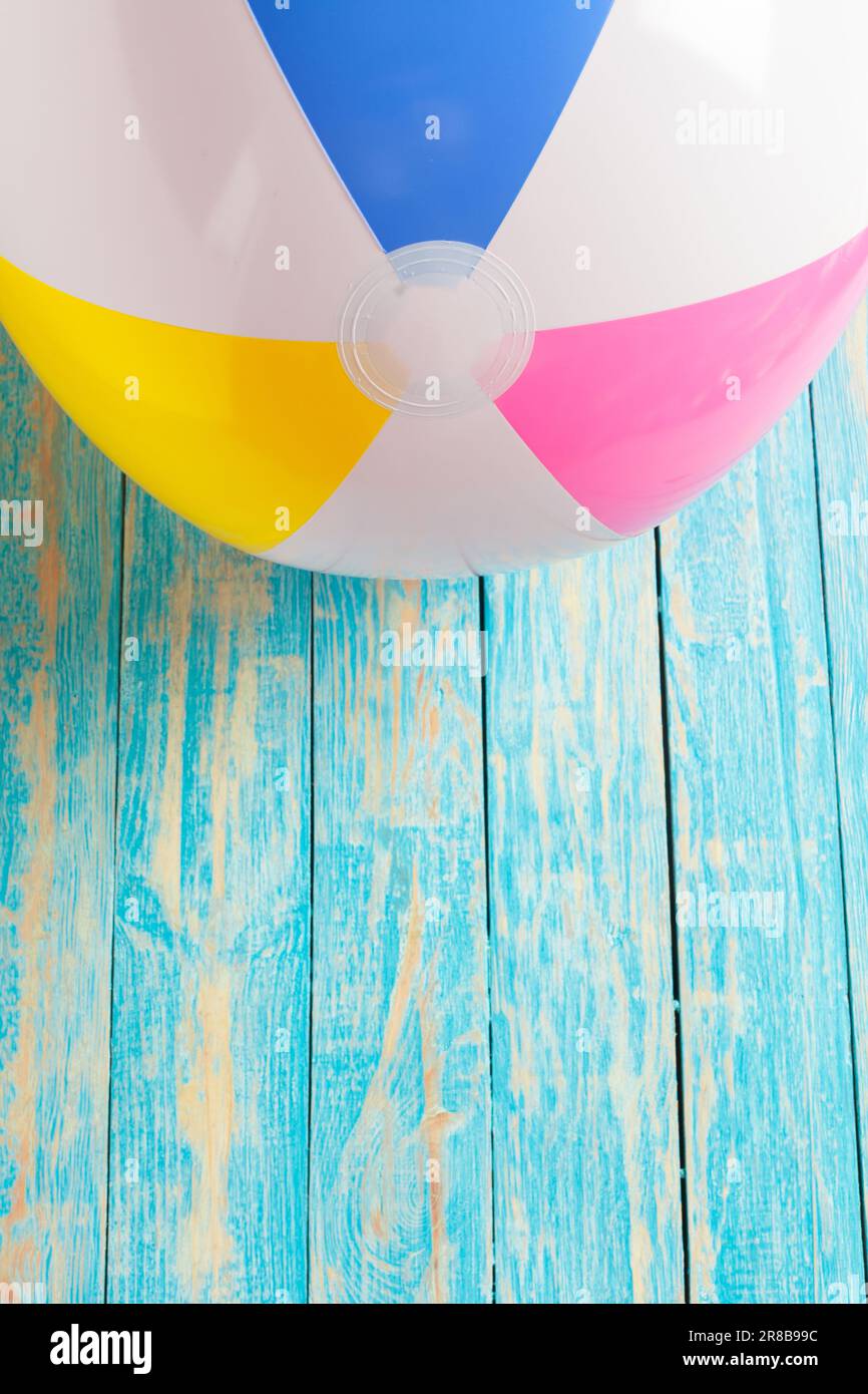 Colorful beach ball Stock Photo - Alamy