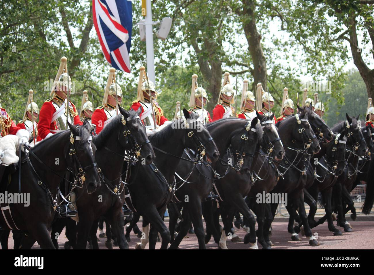 LONDON, UK - June 17, 2023: Kings Coldstream Guards Marching on The ...