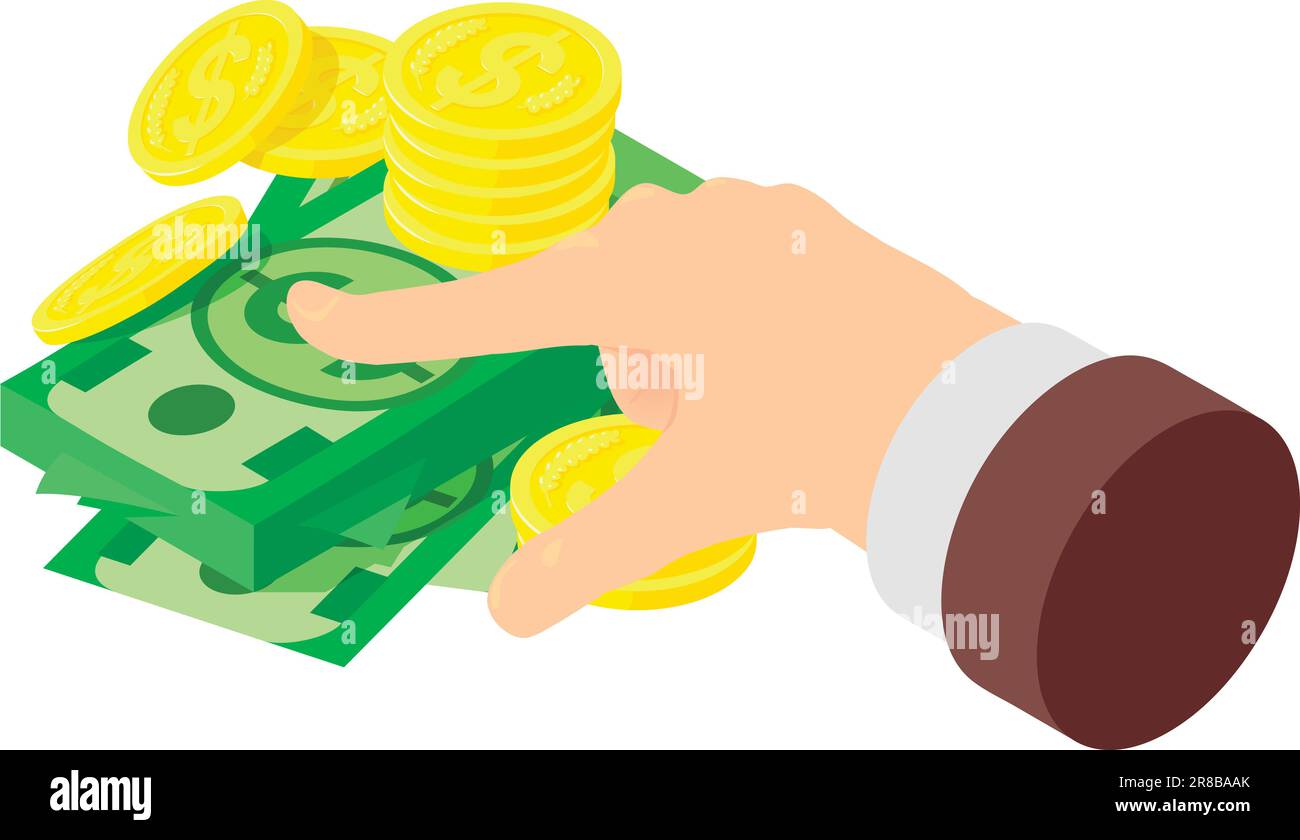 American gesture icon isometric hi-res stock photography and images - Alamy