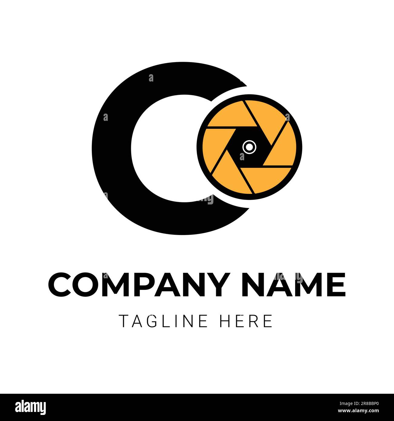 Abstract Camera logo design template Stock Vector Image & Art - Alamy