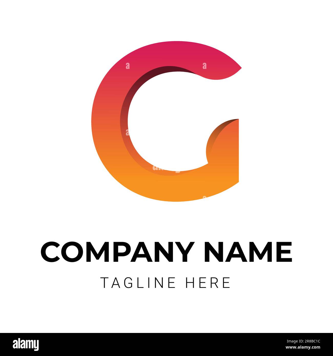 Letter gradient colorful logo design Stock Vector Image & Art - Alamy