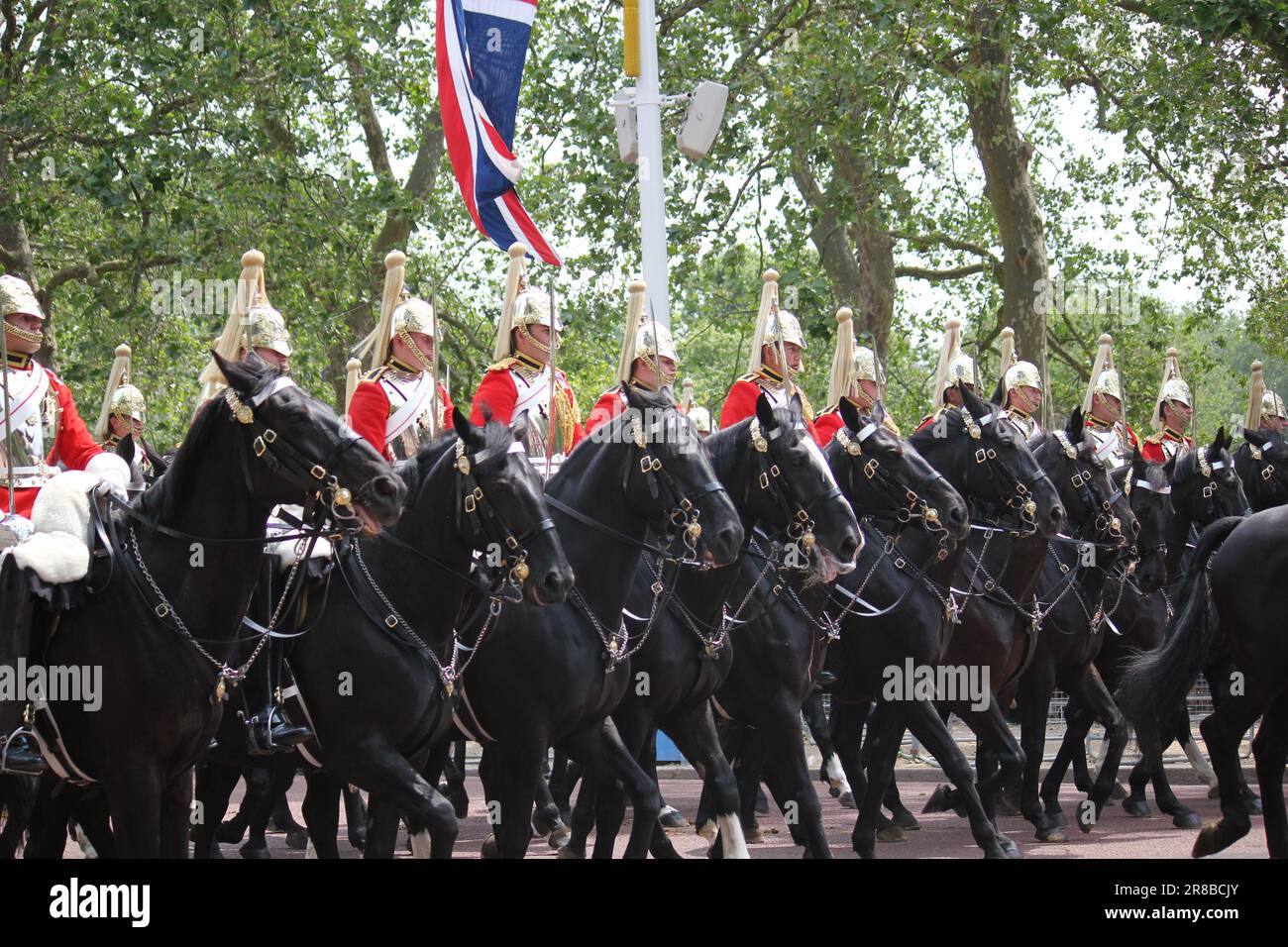 LONDON, UK - June 17, 2023: Kings Coldstream Guards Marching on The ...