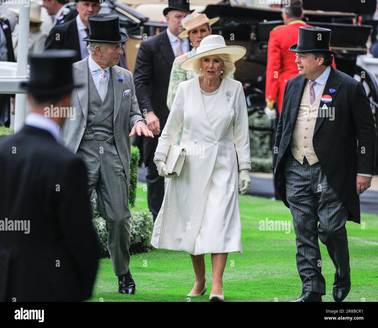 Ascot, Berkshire, UK. 20th June, 2023. King Charles and Queen Camilla ...
