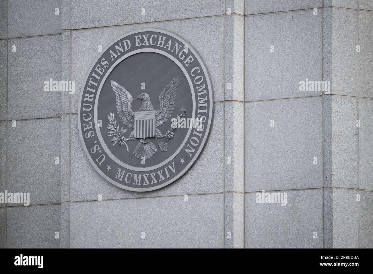 Washington, USA. 20th June, 2023. A general view of the U.S. Securities ...