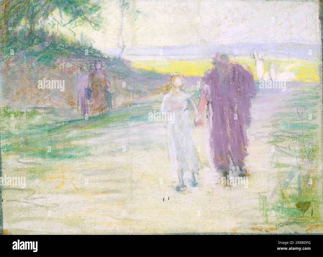 Study for Flight to Egypt ca. 1899-1923 by Henry Ossawa Tanner, born ...