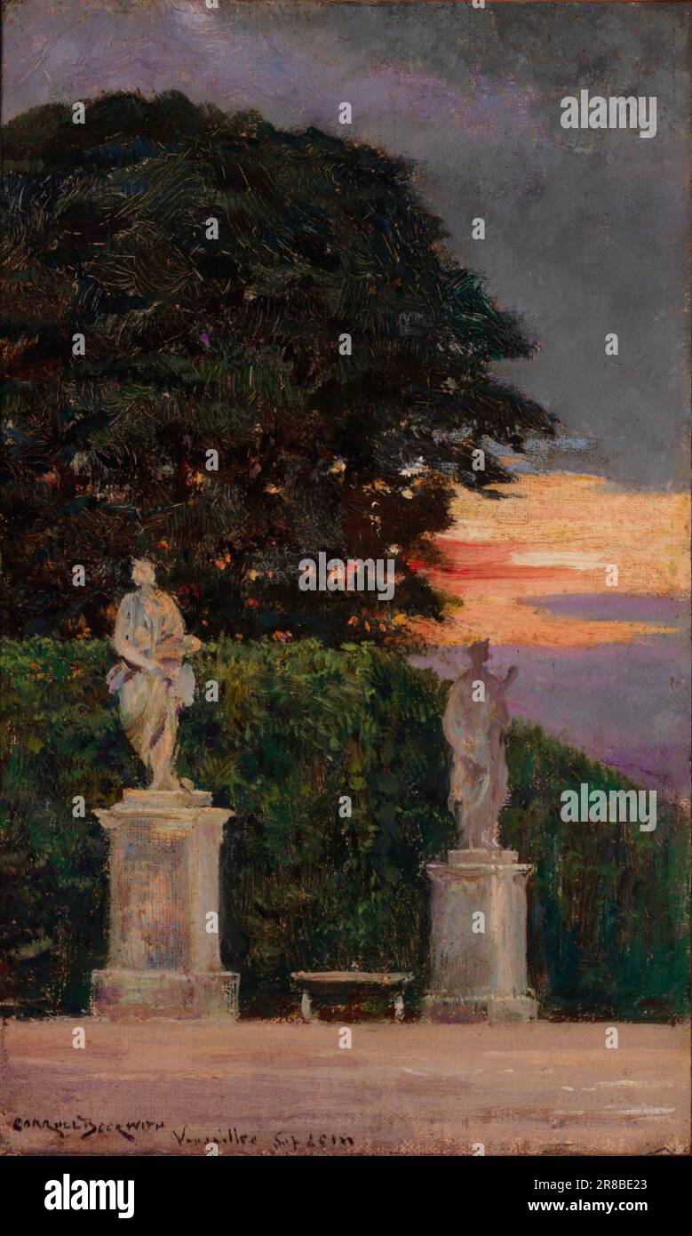 Corner of the Terrace, Versailles 1911 by Carroll Beckwith, born ...