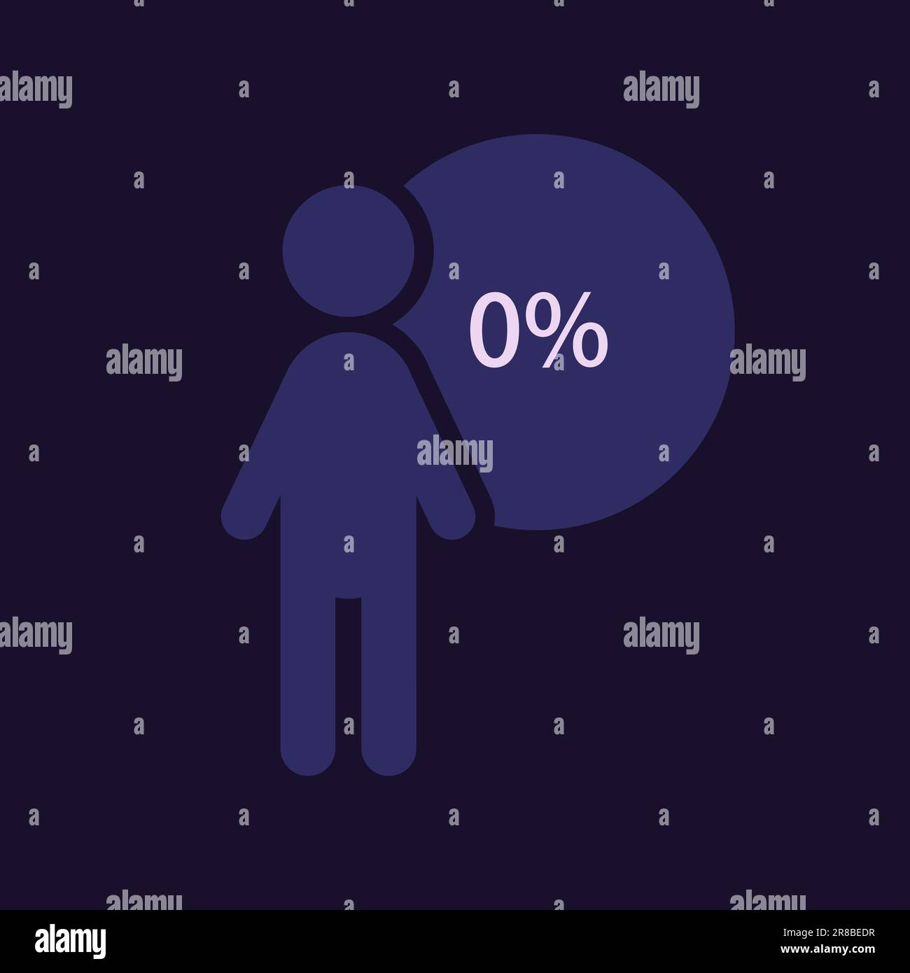 Male silhouette infographic chart design template for dark theme Stock ...
