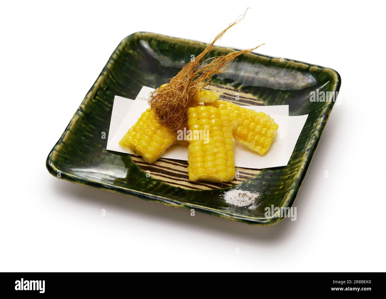 corn and corn’s beard tempura, Japanese cuisine Stock Photo - Alamy