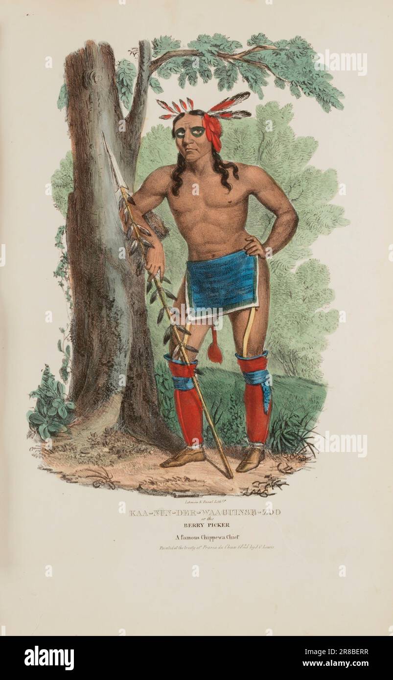 KAA-NUN-DER-WAAGUINSE-ZOO or the Berry Picker; A Famous Chippewa Chief ...