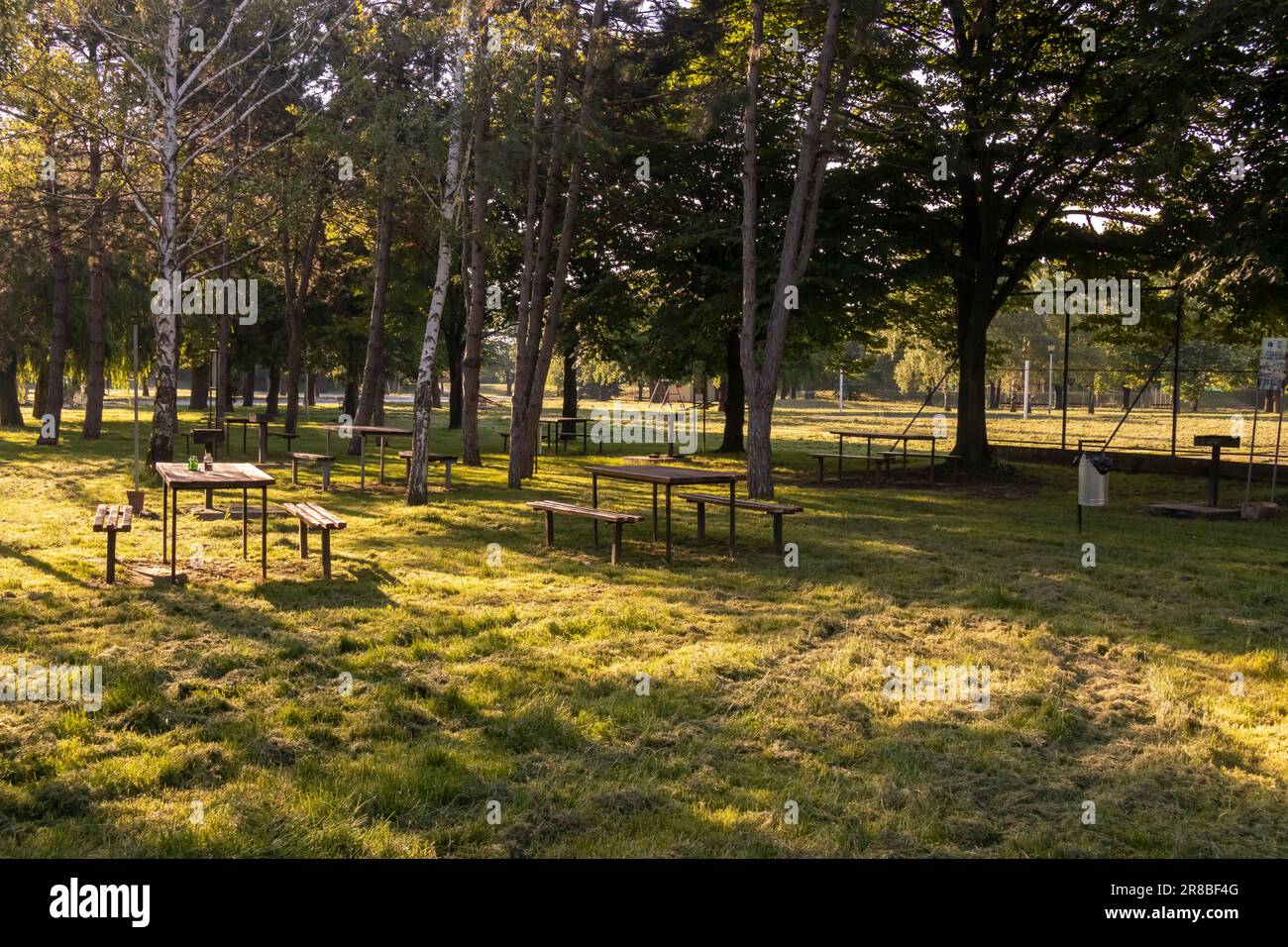 Public grill grass hi-res stock photography and images - Alamy