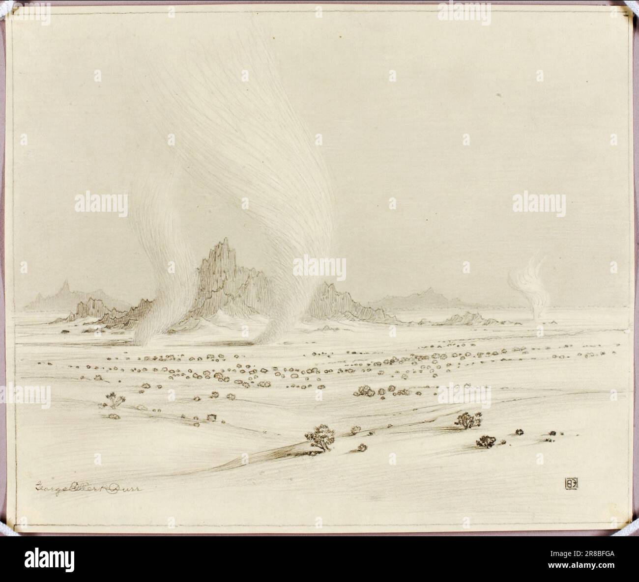 Untitled ca. 1921 by George Elbert Burr, born Monroe Falls, OH 1859 ...