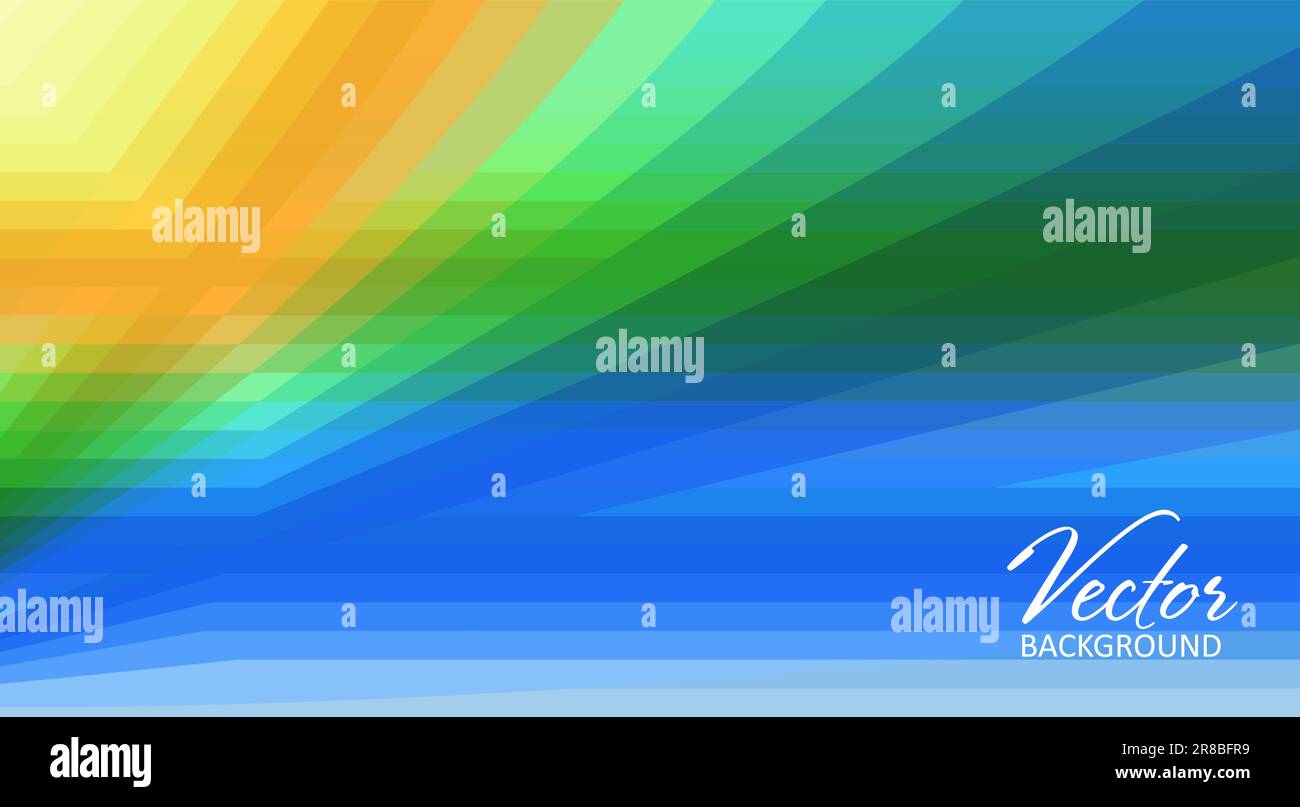 Abstract bright colorful geometric background with multicolor stripes ...