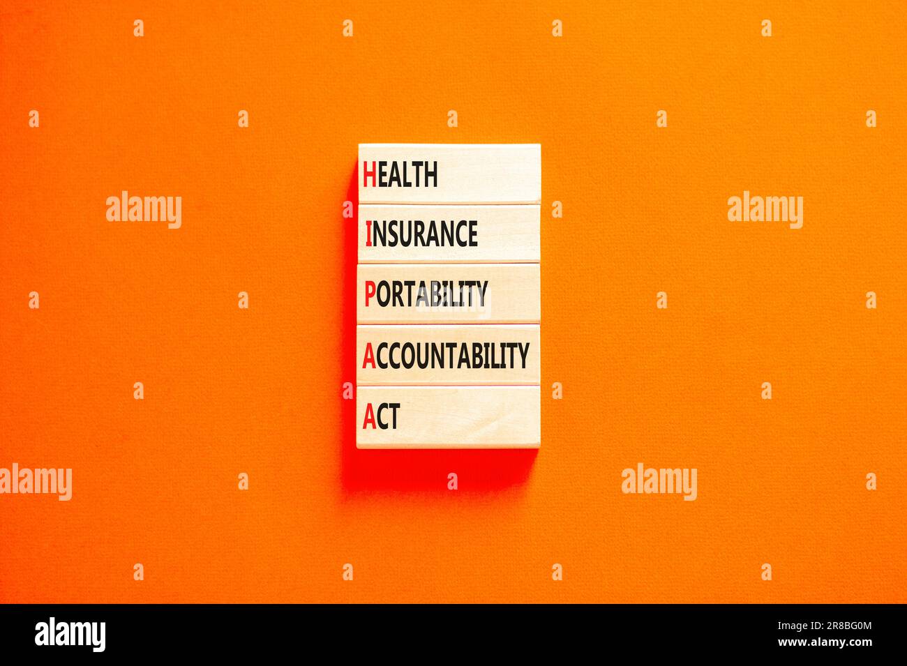 HIPAA symbol. Concept words HIPAA health insurance portability ...