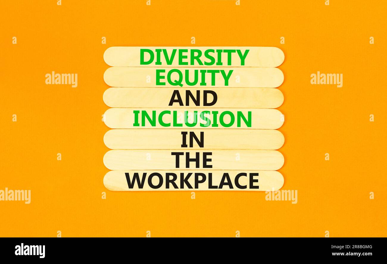 Diversity equity inclusion symbol. Concept words Diversity Equity and ...
