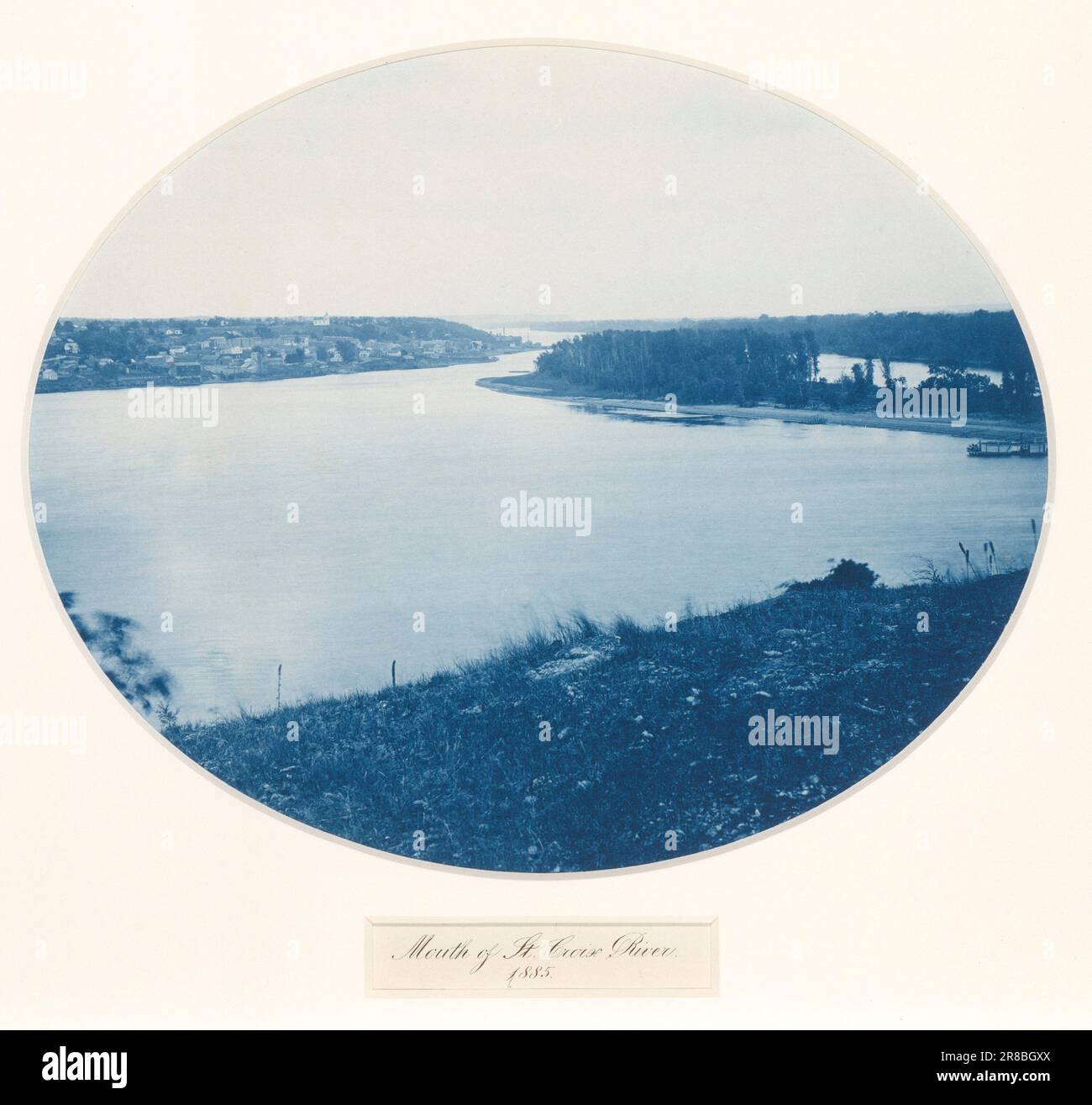 Mouth of the St. Croix River, from the series Upper Mississippi River ...